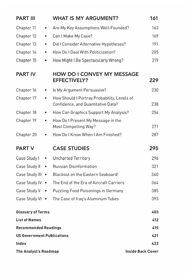 Critical Thinking for Strategic Intelligence. 3rd ed. – Analyst's Bookshop